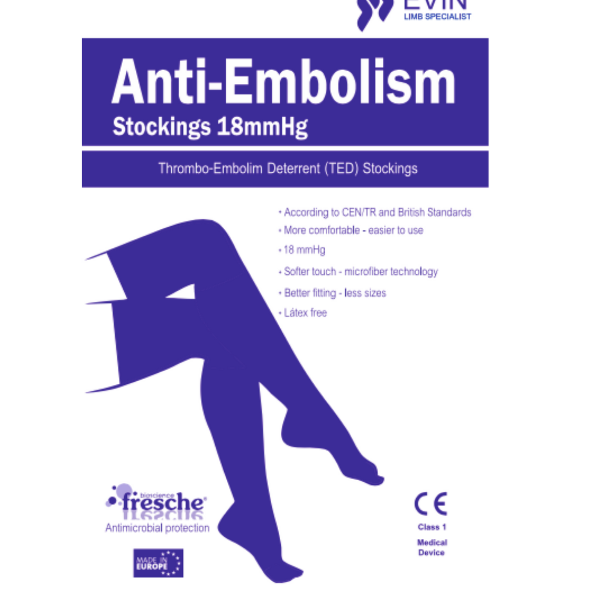 ANTI-EMBOLISM STOCKINGS 18mmHg – For Your Family Health, with Evin
